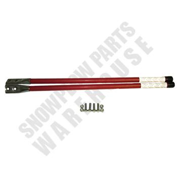 62595 WESTERN BLADE GUIDE KIT POLY 24" | Snowplow Parts Warehouse