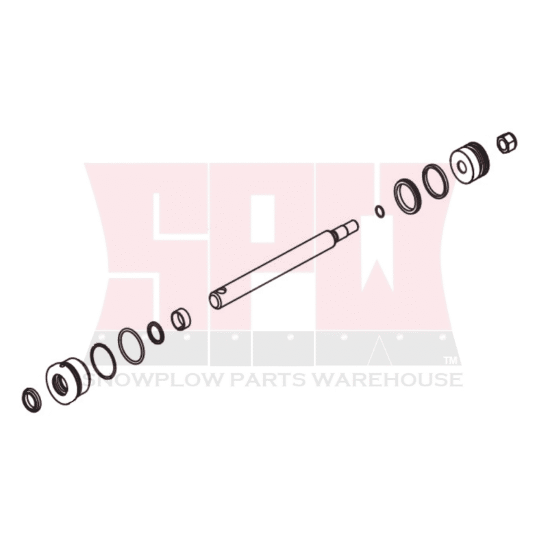 69513 WESTERN ULTRA MOUNT HTS (2" X 6-3/4") DA LIFT CYLINDER | Snowplow ...