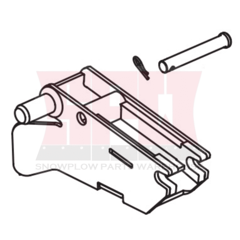 96294 WESTERN PRO PLUS HD RECEIVER KIT DRIVER SIDE | Snowplow Parts ...