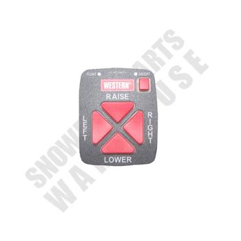 96442 WESTERN KEYPAD & LABEL (SPLIT LIGHTS) | Snowplow Parts Warehouse