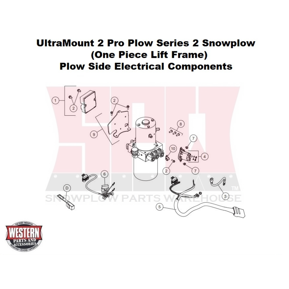 UltraMount 2 Pro Plow Series 2 Electrical Components - Plow Side ...
