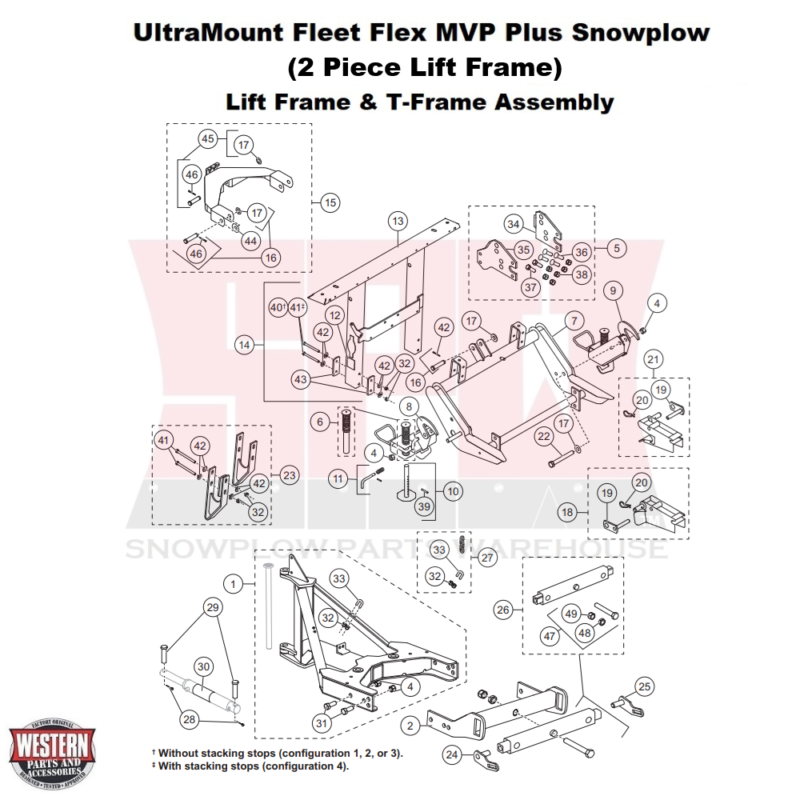 UltraMount Fleet Flex MVP Plus Lift Frame & T-Frame Components ...